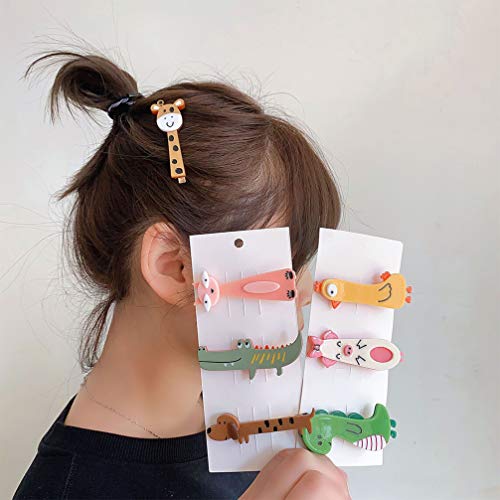 SOLUSTRE 5pcs Cartoon Animal Hair Clip Cartoon Hair Barrettes Kid Animal Hair Clips Girls Hair Barrettes Animal Hair Pins Cartoon Headpiece for Girls Daily Outfit Random Color