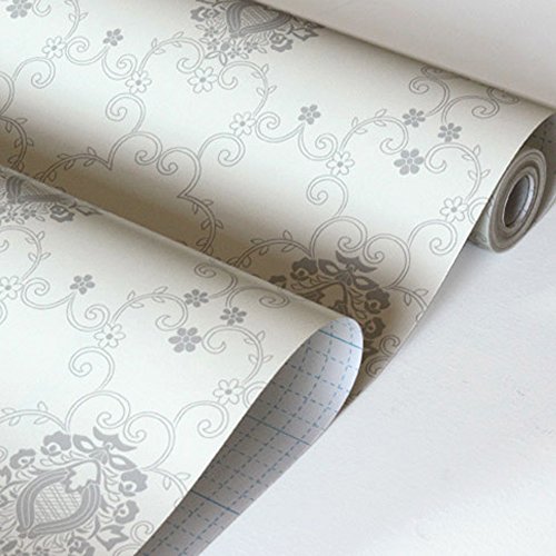 Yifely Victoria Style Self-Adhesive Shelf Drawer Liner Removable Countertops Protective Paper 45x300cm