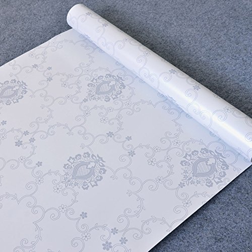 Yifely Victoria Style Self-Adhesive Shelf Drawer Liner Removable Countertops Protective Paper 45x300cm