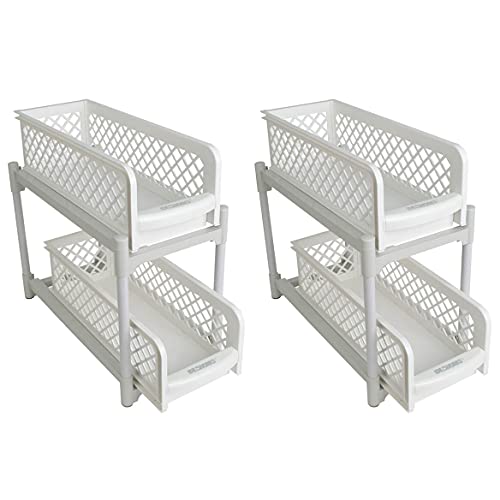 Fox Valley Traders 2-Tier Sliding Shelves, Set of 2