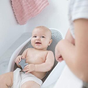 Angelcare Baby Bath Support (Grey) | Ideal for Babies Less than 6 Months Old