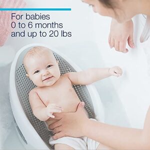 Angelcare Baby Bath Support (Grey) | Ideal for Babies Less than 6 Months Old