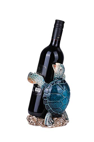 Pacific Trading Sea Turtle Wine Bottle Holder Kitchen Decoration New