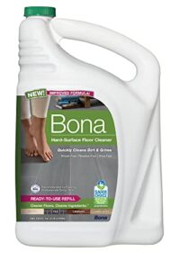 bona multi-surface floor cleaner refill, for stone tile laminate and vinyl lvt/lvp, 128 fl oz