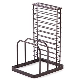 drnks lid rack wrought iron kitchen cutting board rack shelf pot cover rack kitchen knife rack cutting board rack chopping board rack applicable to kitchen stove