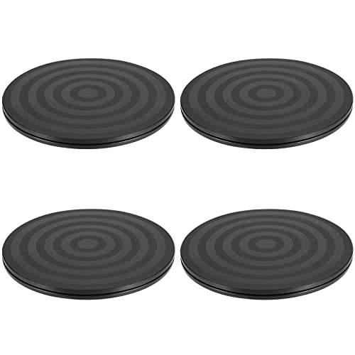 JAPCHET 4 Pack 8 Inch Bonsai Turntable, Heavy Duty Rotating Lazy Susan Turntable Garden Swivel Stand Turntable, 44lbs Loading Capacity