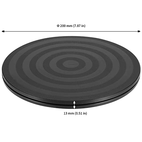 JAPCHET 4 Pack 8 Inch Bonsai Turntable, Heavy Duty Rotating Lazy Susan Turntable Garden Swivel Stand Turntable, 44lbs Loading Capacity