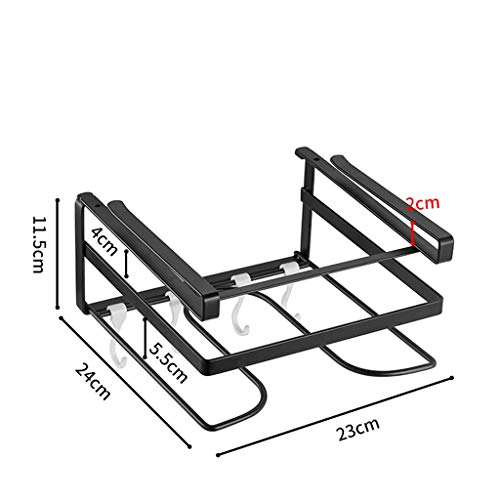 DRNKS Pot Rack Wall-mounted Cutting Board Rack, Cutting Board Shelf, Punch-free Kitchen Pot Cover Storage Rack Applicable to kitchen stove