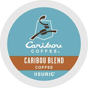 Caribou Coffee Caribou Blend, Single-Serve Keurig K-Cup Pods, Medium Roast Coffee, 12 Count (Pack of 6)