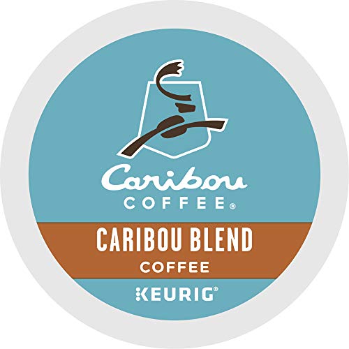 Caribou Coffee Caribou Blend, Single-Serve Keurig K-Cup Pods, Medium Roast Coffee, 12 Count (Pack of 6)