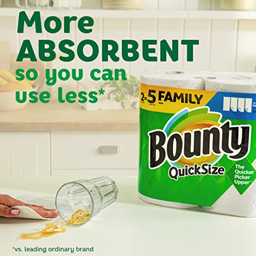 Bounty Select-A-Size Paper Towels, White, 8 Double Plus Rolls = 20 Regular Rolls (Packaging May Vary)