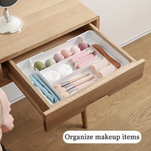 YUWUAR Expandable cutlery organizer in drawer adjustable cutlery storage trays kitchen gadgets