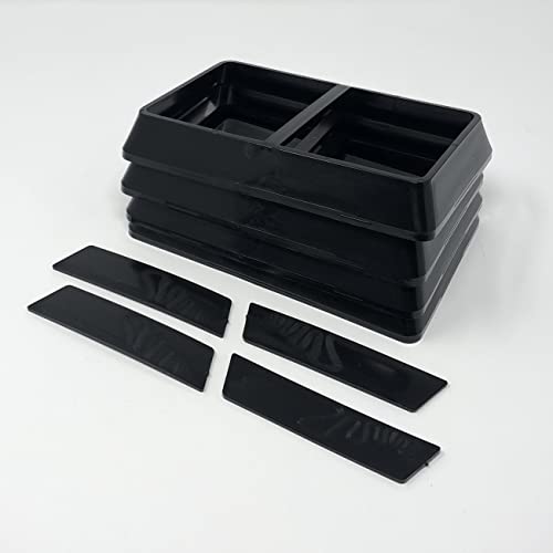 Tray Dividers for Harvest Right Freeze Dryer Trays - Fits Medium Trays (4 Sets (4 Trays), Black)