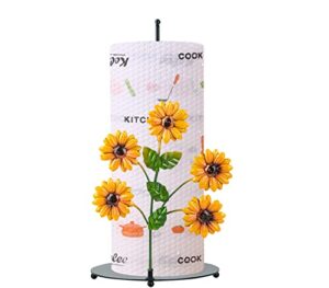 sunflower paper towel holder countertop black paper towel holder stand kitchen paper towels holder papertowel holder standing paper towel holder weighted paper towel holder without paper towel