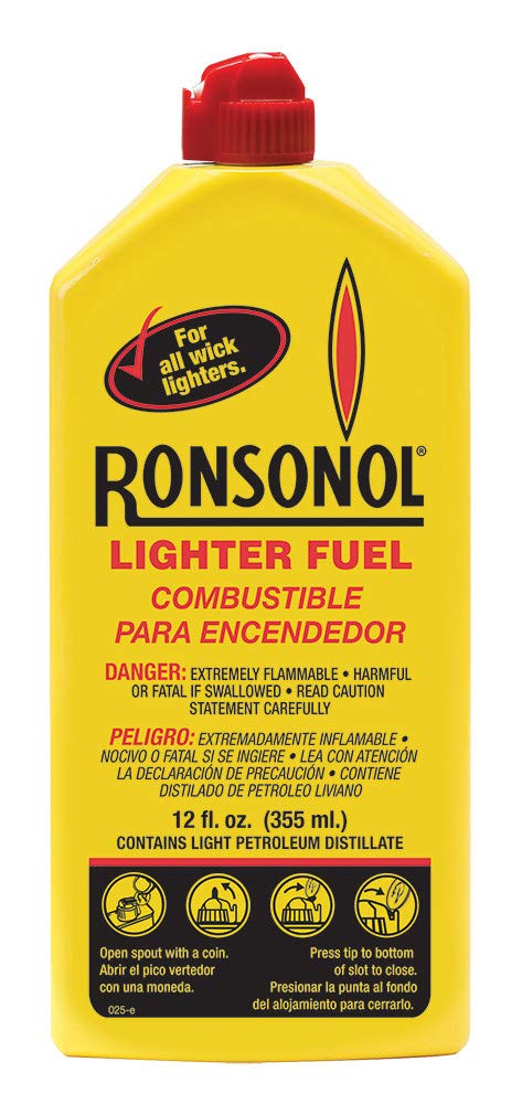 Ronson 12 Ounce Ronsonol Lighter Fuel , Yellow