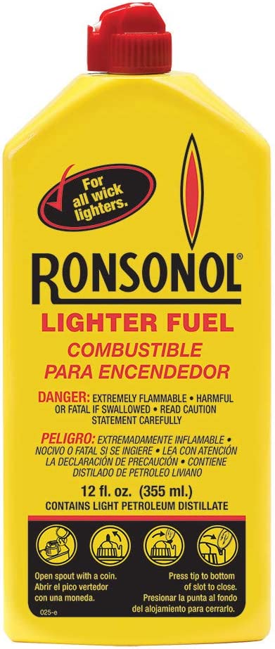 Ronson 12 Ounce Ronsonol Lighter Fuel , Yellow