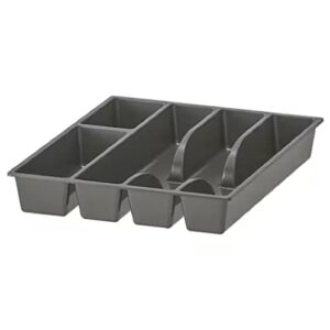 i-k-e-a smÄcker kitchen organizer flatware tray utensil holder gray 12×10 ”