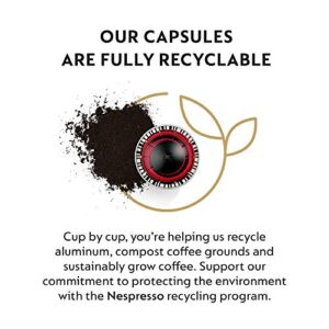 Nespresso Capsules VertuoLine, Half Caffeinato, Mild Roast Coffee, 10 Count (Pack of 3), Brews 7.8oz (VERTUOLINE ONLY)