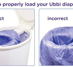 Ubbi Disposable Diaper Pail Plastic Bags, Value Pack, 75 Count, 13-Gallon Bags