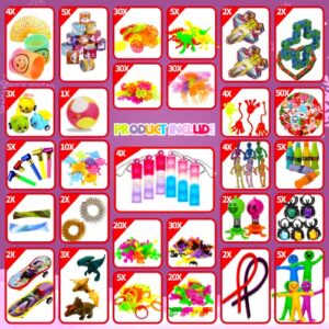 356 PCS Party Favors for Kids, Fidget Toys Pack,Easter Basket Stuffer for Kids, Birthday Gift Toys, Stocking Stuffers, Christmas Gifts, Easter Gifys Party Toys Assortment, Treasure Box Birthday Party, Goodie Bag Stuffers for Kids, Carnival Prizes, Pinata