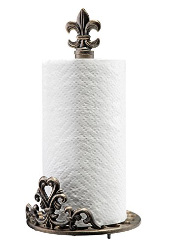 Fleur de Lis Paper Towel Holder