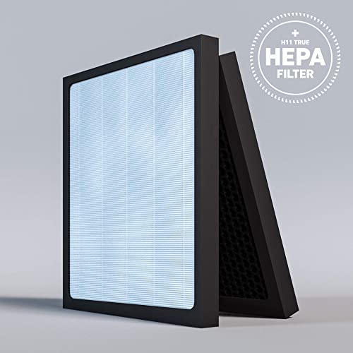 HATHASPACE Certified Replacement Filters for HSP001 Smart True HEPA Air Purifier, 1 Set, H11 True HEPA