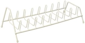 homebasix ji-39w-3l lid storage rack 4-3/4″ x 13″ x 5-3/4″, white