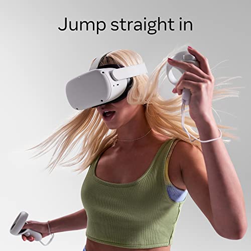 Meta Quest 2 — Advanced All-In-One Virtual Reality Headset — 128 GB Get Meta Quest 2 with GOLF+ and Space Pirate Trainer DX included