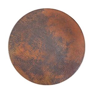 native trails 20-inch copper lazy susan, tempered copper finish