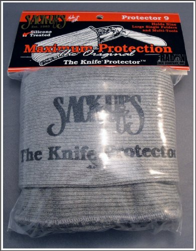 Sack-Ups The Knife Protector 9-Knife Roll - Silicone Treated