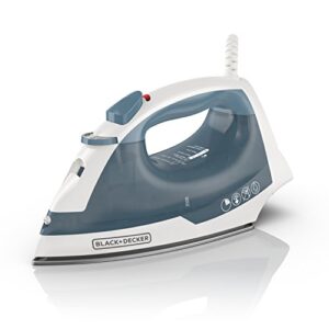 black+decker easy steam compact iron, ir40v , blue