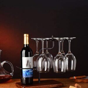 NILICAN Red Wine Stemware Racks Kitchen Bar Table Decoration Metal Drying Rack Wine Glass Holder Cutlery Storage Rack