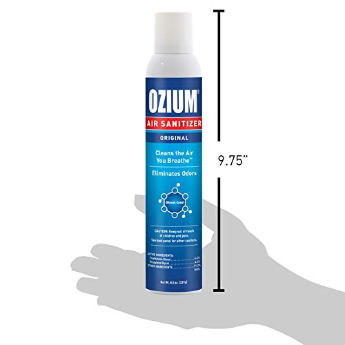 Ozium® 8 Oz. Air Sanitizer & Odor Eliminator for Homes, Cars, Offices and More, Original Scent - 3 Pack