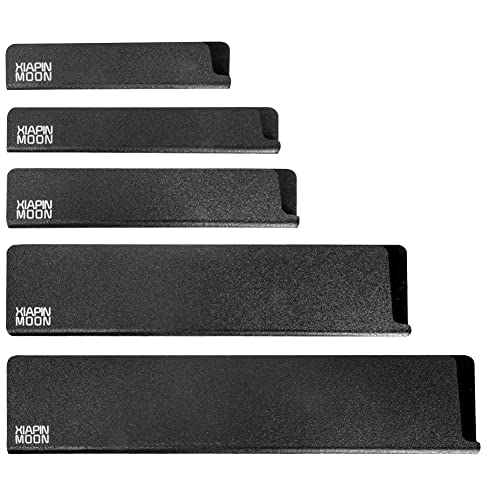 5-Piece Universal Knife Edge Guards ， More Durable, Gentle on Your Blades,BPA-Free Felt Lining Covers Are Non-Toxic and Abrasion Resistant - The chef's first choice - Knives Not Included