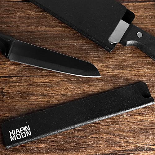 5-Piece Universal Knife Edge Guards ， More Durable, Gentle on Your Blades,BPA-Free Felt Lining Covers Are Non-Toxic and Abrasion Resistant - The chef's first choice - Knives Not Included