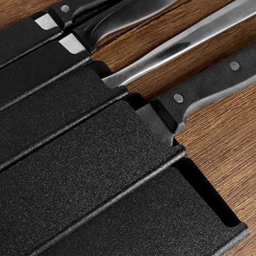 5-Piece Universal Knife Edge Guards ， More Durable, Gentle on Your Blades,BPA-Free Felt Lining Covers Are Non-Toxic and Abrasion Resistant - The chef's first choice - Knives Not Included