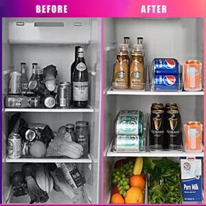 SCAVATA Skinny Can Organizer & Soda Can Organizer for Refrigerator