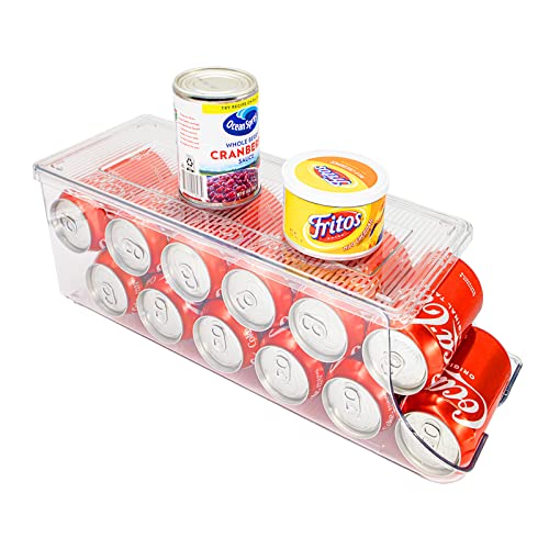 SCAVATA Skinny Can Organizer & Soda Can Organizer for Refrigerator