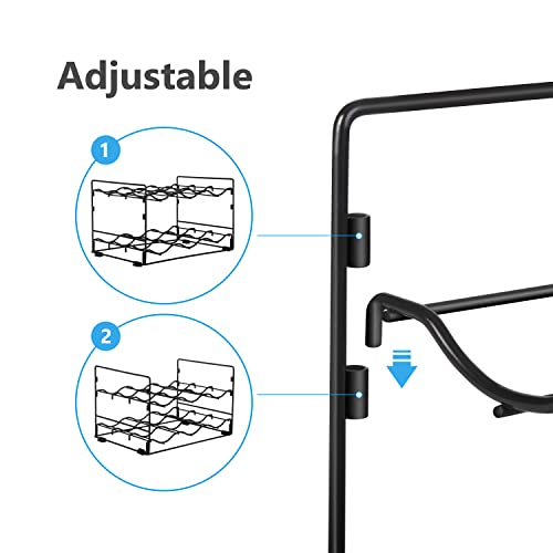 JSVER Water Bottle Organizer for Cabinet Water Bottle Storage Rack for Water Bottle Shelf Organizer Holder for Kitchen Cabinets Countertop