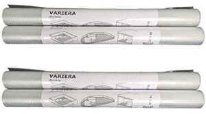 ikea variera shelf liner drawer mat, clear (4 pack, clear)