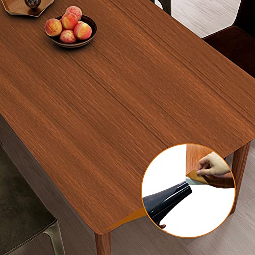 Oxdigi Contact Paper Wood Grain Pattern 24"x196" Self-Adhesive Film for Kitchen Countertop Cabinet Shelf Peel & Stick Wallpaper Waterproof Removable