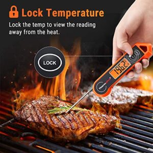 ThermoPro TP19H Digital Meat Thermometer for Cooking with Ambidextrous Backlit and Motion Sensing Kitchen Cooking Food Thermometer for BBQ Grill Smoker Oil Fry Candy Instant Read