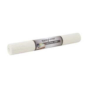 duck brand 393452 original grip easy liner non-adhesive shelf liner, 20-inch x 7-feet, white