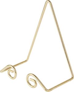 bard’s gold-toned wall mountable platter hanger, 7″ h x 5.5″ w x 3.5″ d