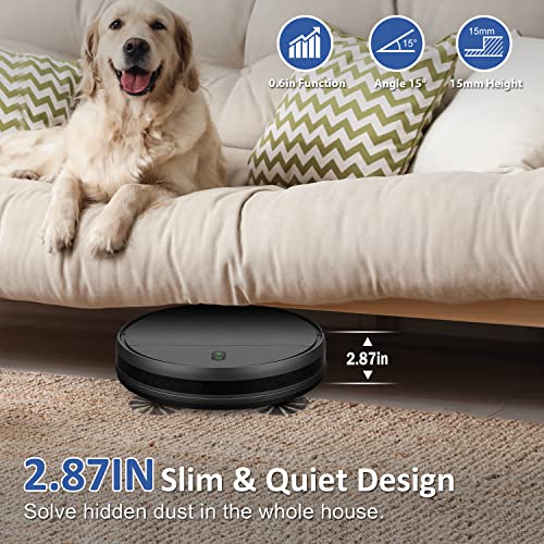 Robot Vacuum and Mop Combo, WiFi/App/Alexa, Robotic Vacuum Cleaner with Schedule, 2 in 1 Mopping Robot Vacuum with Watertank and Dustbin, Self-Charging, Slim, Ideal for Hard Floor, Pet Hair, Carpet