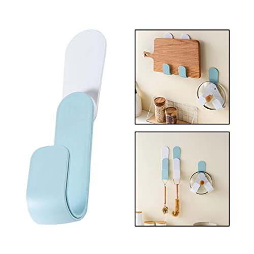 Qianly Wall Mount Pan Lid Organizer Storage Holder,Adjustable Pot Hanger for Cabinet Door