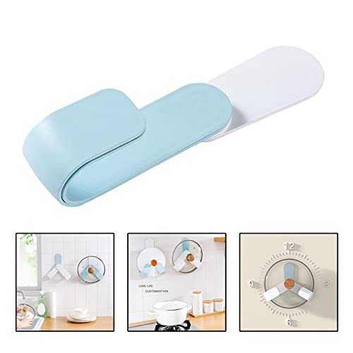 Qianly Wall Mount Pan Lid Organizer Storage Holder,Adjustable Pot Hanger for Cabinet Door