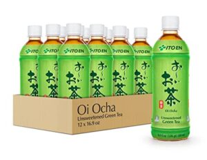 ito en tea oi ocha green tea, unsweetened, 16.9 ounce (pack of 12)