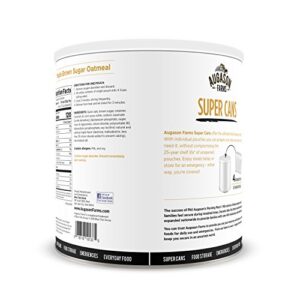 Augason Farms 5-10133 Maple Brown Sugar Oatmeal Super Can Food Storage, 10 Can with 4 Individual Pouches