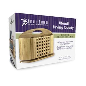 Totally Bamboo "Eco" Utensil, Flatware and Cutlery Drying Caddy for Totally Bamboo Eco Dish Drying Rack